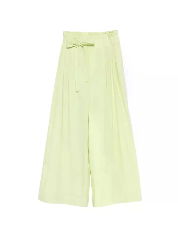 Vivetta Tie-waist Trousers - Green
