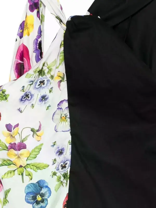 Vivetta Flora-print Sleeveless Top
