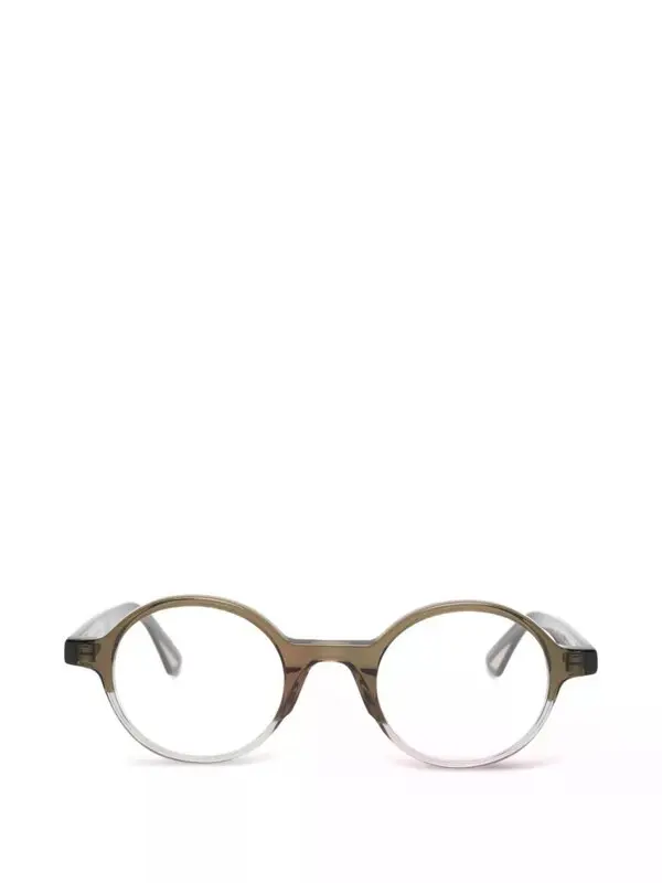GIGI STUDIOS Auren Round-frame Glasses - Brown