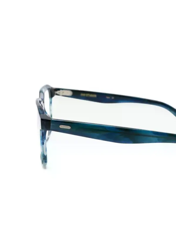 GIGI STUDIOS Square Frame Glasses - Blue