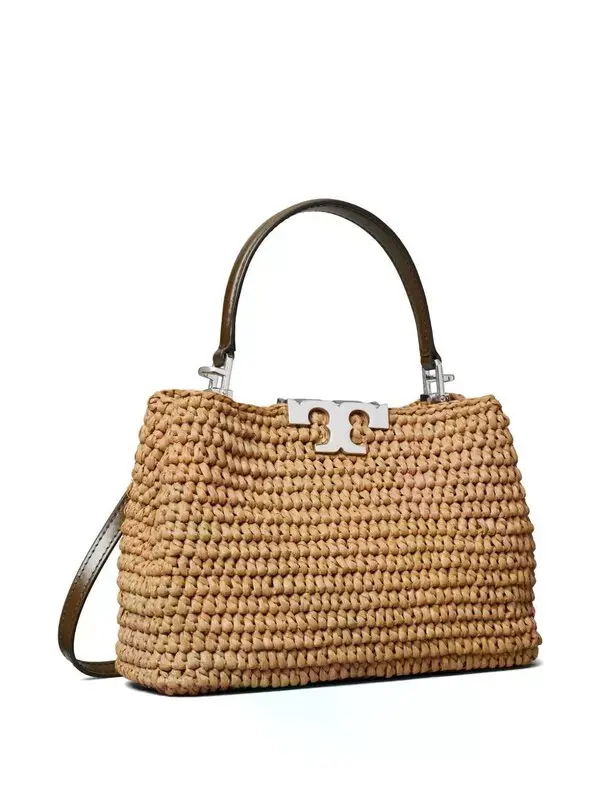 Tory Burch Mini Eleanor Raffia Satchel