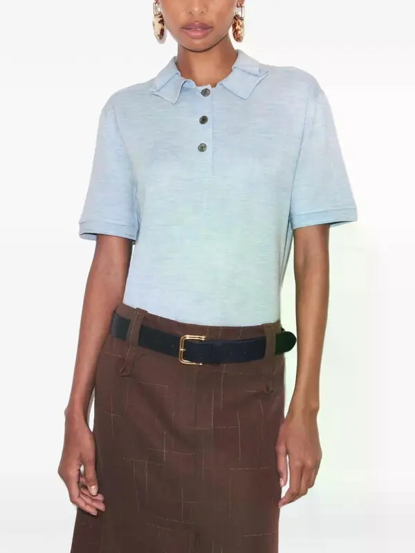 Tory Burch Oversized Silk Polo