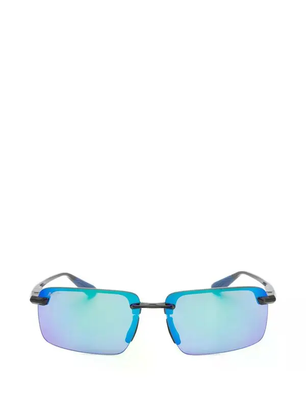 Maui Jim Laulima Square-frame Sunglasses - Black