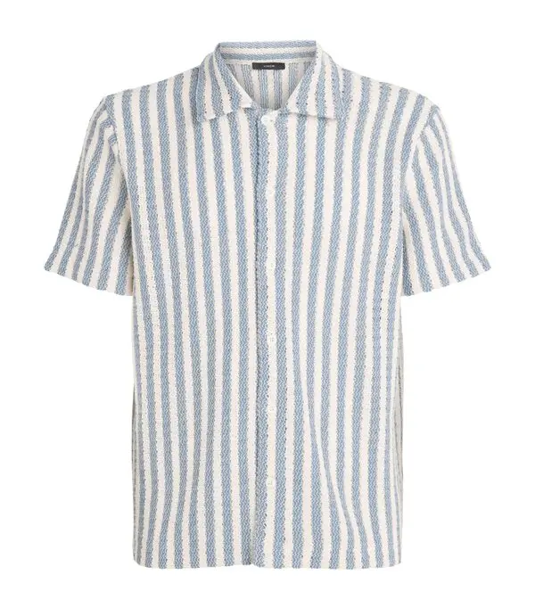 Vince Cotton-blend Beach Stripe Shirt