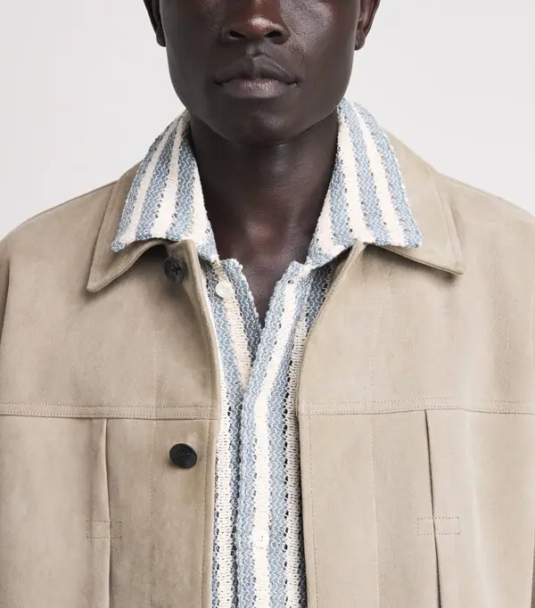 Vince Cotton-blend Beach Stripe Shirt