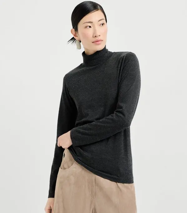 Brunello Cucinelli Cashmere-silk Rollneck Sweater