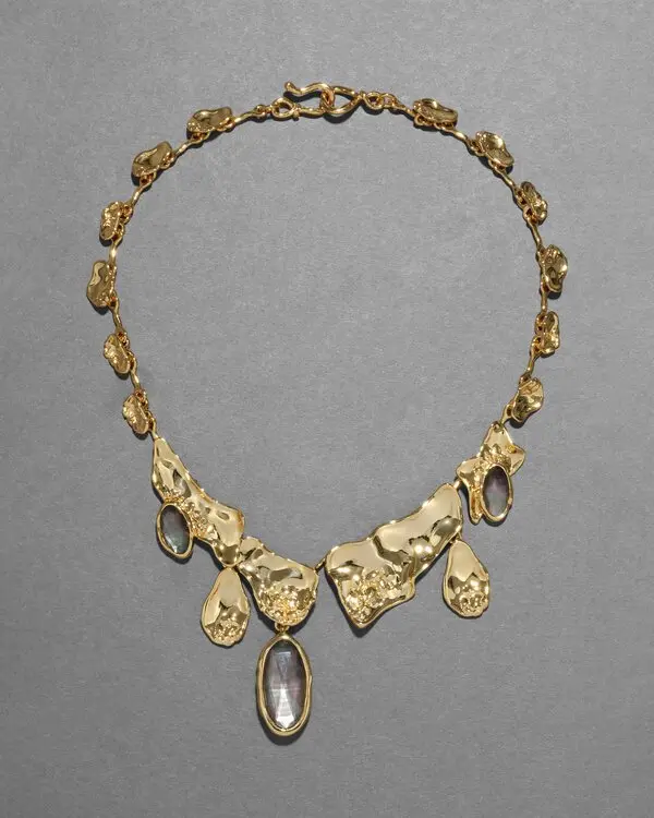 Alexis Bittar Brut Reef Bib Necklace