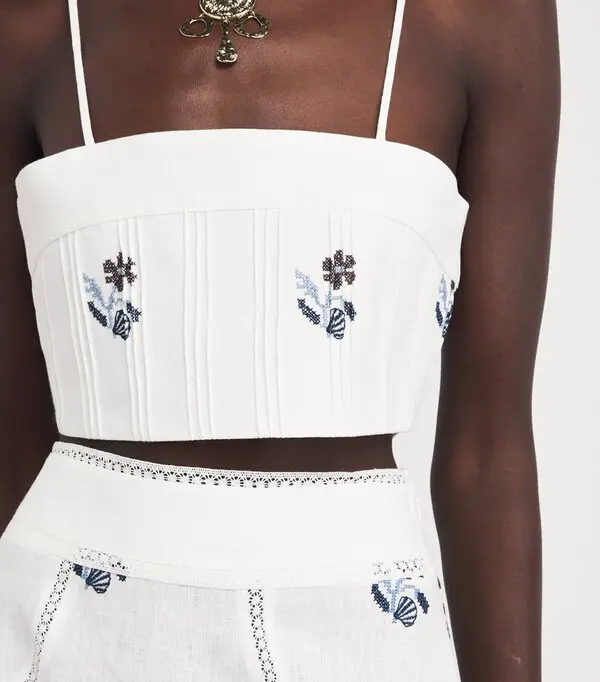 Lug Von Siga Linen Embroidered Aurora Top