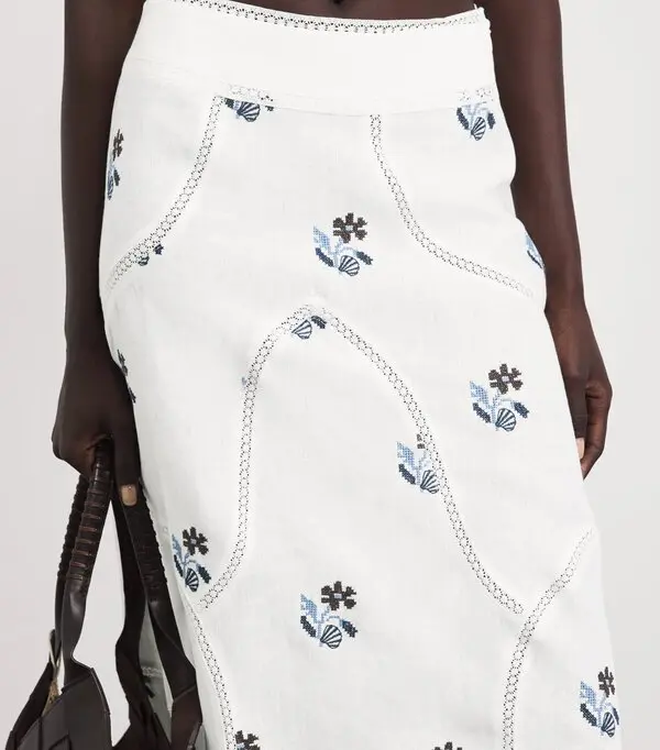 Lug Von Siga Linen Liza Maxi Skirt