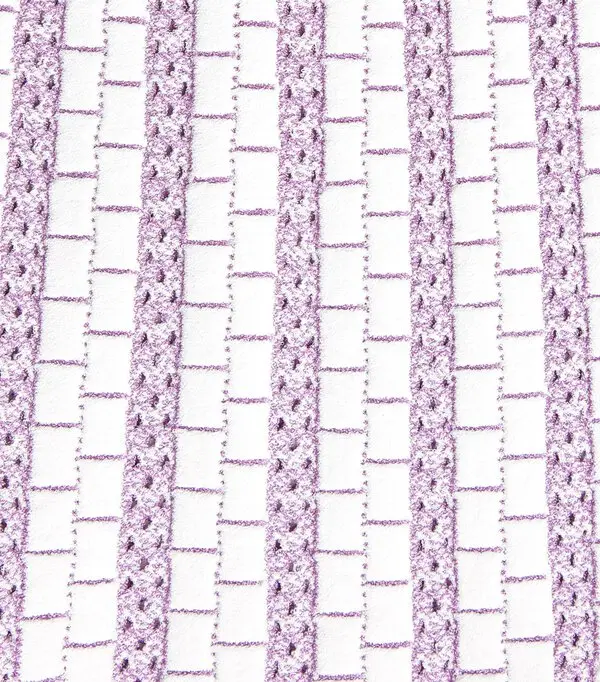 ANTONINO VALENTI Openwork Knit Margherita Midi Dress - Purple