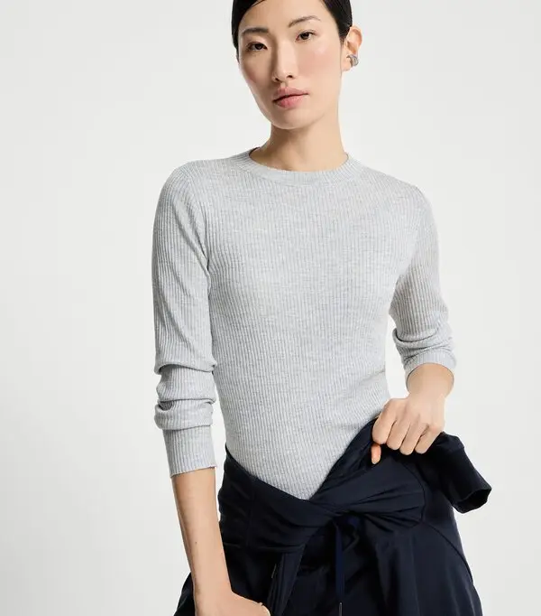 Brunello Cucinelli Cashmere-blend Sparkle Sweater - Grey