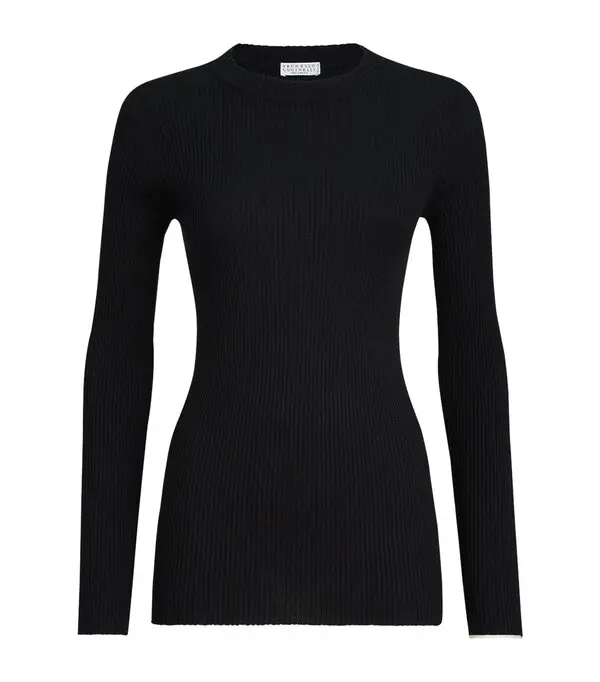 Brunello Cucinelli Cashmere-blend Sparkle Sweater