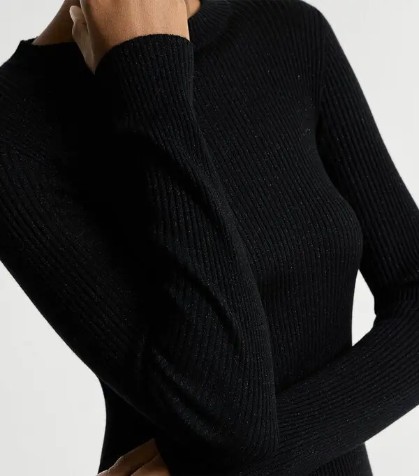 Brunello Cucinelli Cashmere-blend Sparkle Sweater