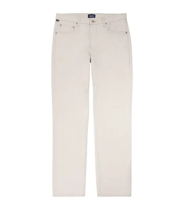 Citizens Of Humanity Cotton-linen Elijah Straight Jeans - Beige