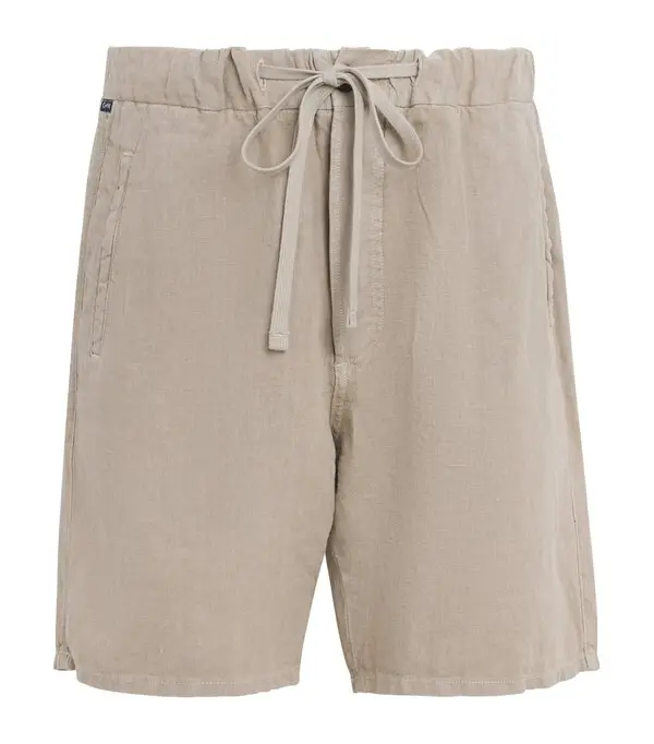Citizens Of Humanity Linen Drawstring Shorts - Beige
