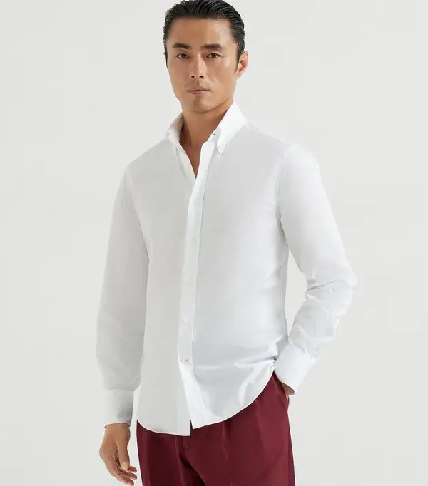 Brunello Cucinelli Cotton Slim Shirt