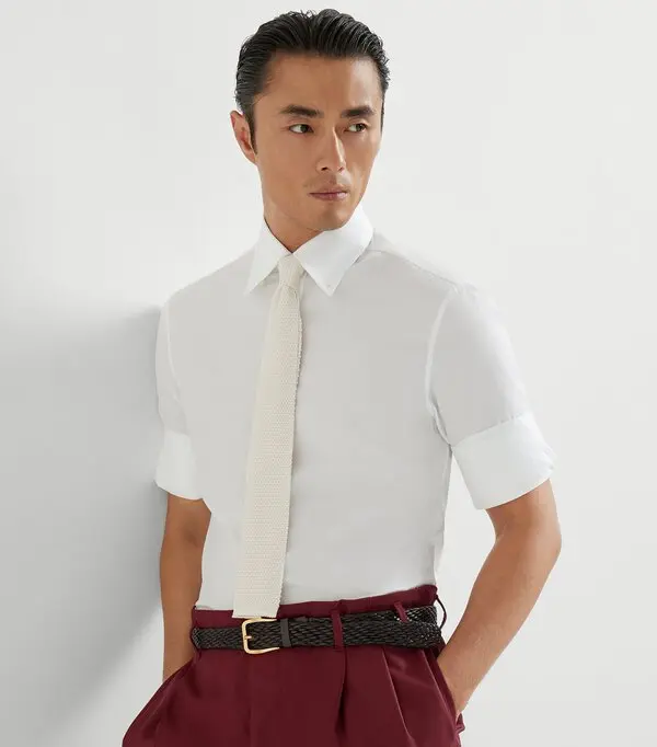 Brunello Cucinelli Cotton Slim Shirt