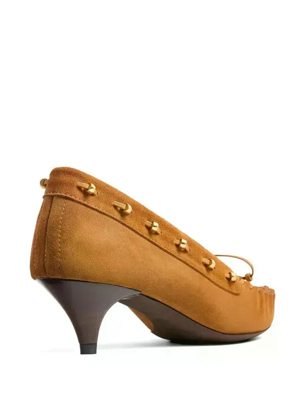 Khaite Milly Suede Pumps - Neutrals