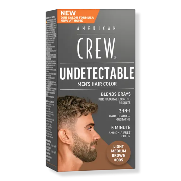 AMERICAN CREW Undetectable Hair Color Demi-permanent Hair Dye - Light Medium Brown