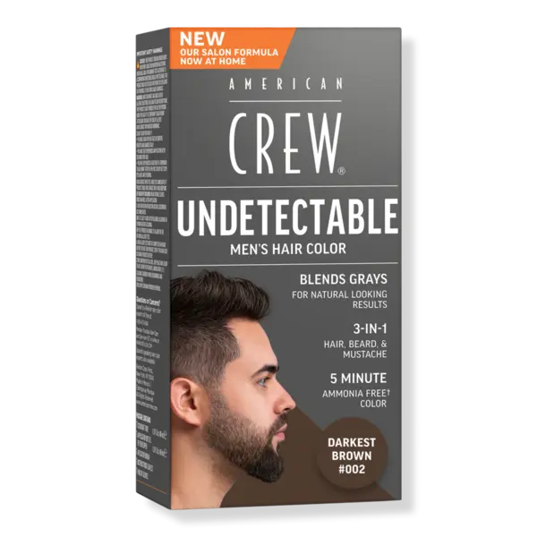 AMERICAN CREW Undetectable Hair Color Demi-permanent Hair Dye - Darkest Brown