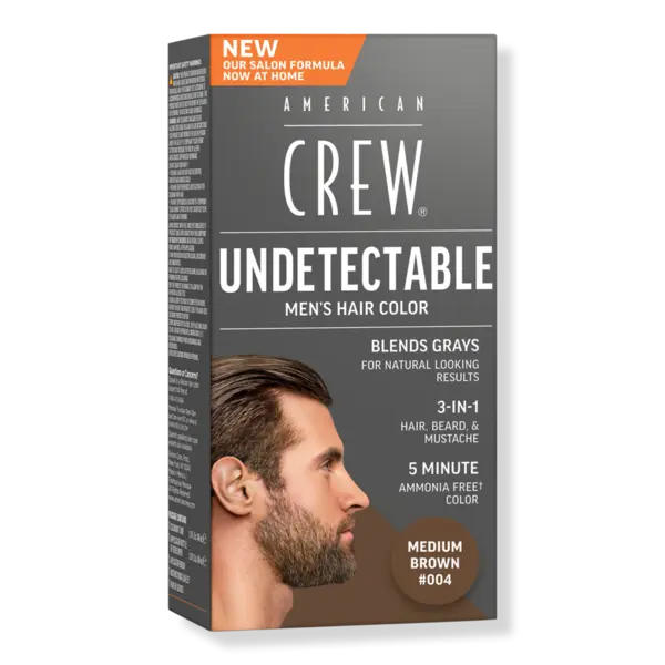 AMERICAN CREW Undetectable Hair Color Demi-permanent Hair Dye - Medium Brown