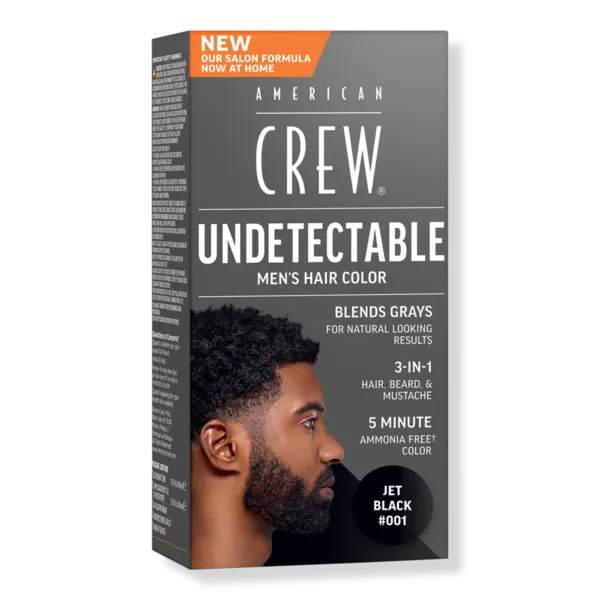 AMERICAN CREW Undetectable Hair Color Demi-permanent Hair Dye - Black
