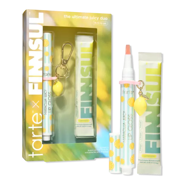 TARTE COSMETICS X Finnsul The Ultimate Juicy Duo Lip & Sip Set - Lemonade