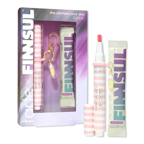 TARTE COSMETICS X Finnsul The Ultimate Juicy Duo Lip & Sip Set - Passion Fruit