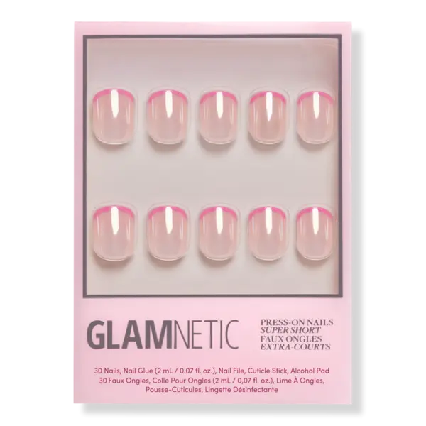 GLAMNETIC Pink Tutu Press-on Nails - One-color