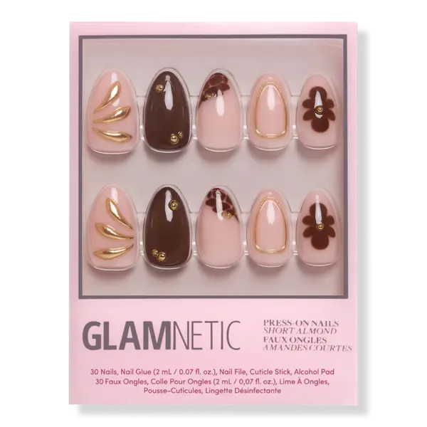 GLAMNETIC Sunbaked Press-on Nails - One-color
