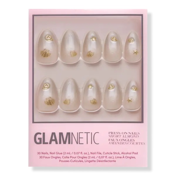 GLAMNETIC Sanded Press-on Nails - One-color