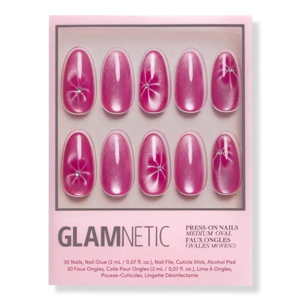 GLAMNETIC Rosy Siren Press-on Nails - One-color