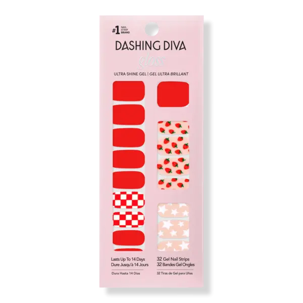 DASHING DIVA Gloss, Gel Nail Strips - Cuter At The Cape
