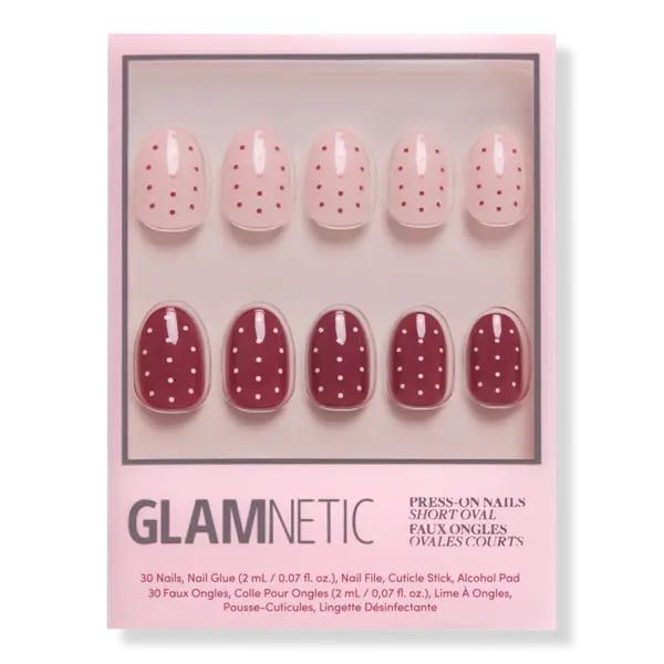 GLAMNETIC Cute As Cherry Pie Press-on Nails - One-color