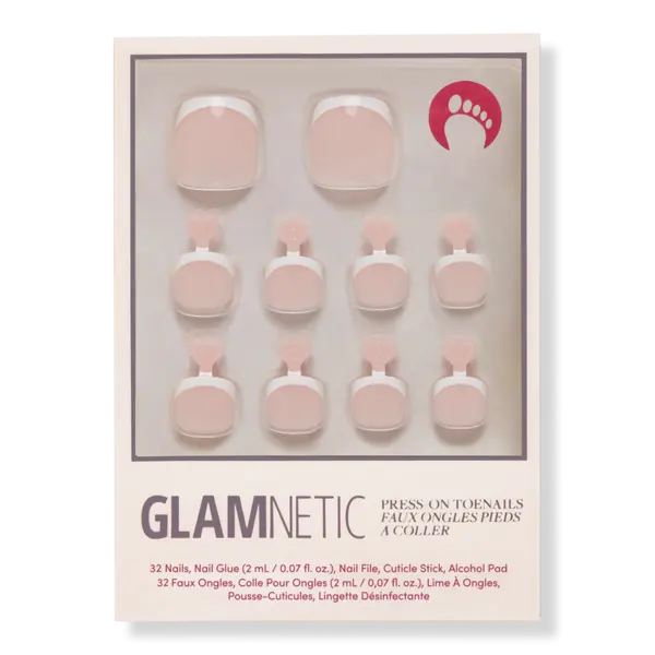 GLAMNETIC Ma Damn Pedi Press-on Nails - One-color