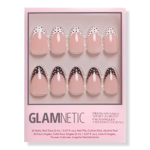 GLAMNETIC Polka In Positano Press-on Nails - One-color