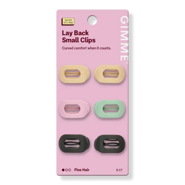 GIMME BEAUTY Flat Lay Mini Claw Clip For Fine Hair