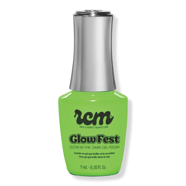 RED CARPET MANICURE Glow Fest Glow In The Dark Led Gel Nail Polish - Dew You Glow