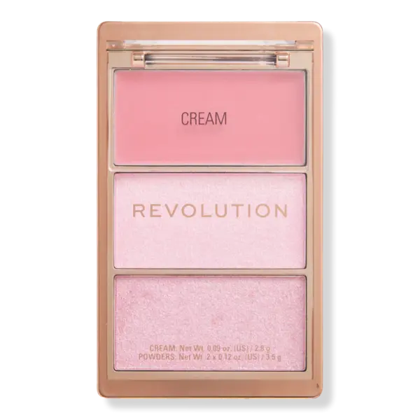 REVOLUTION BEAUTY Highlight Icon Palette - Pink Posse