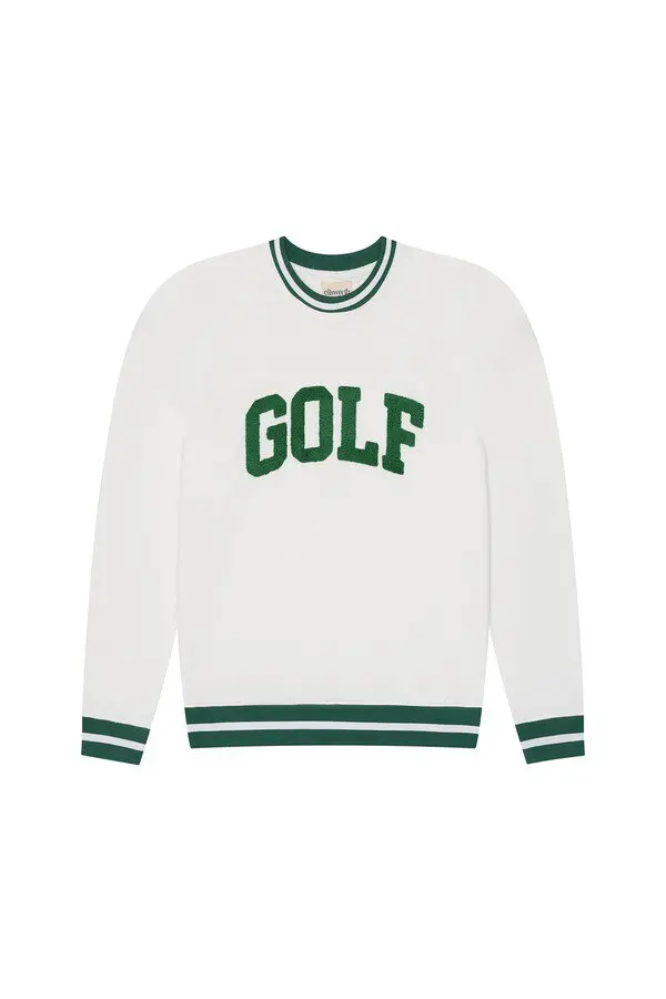 ELLSWORTH + IVEY Elle Collegiate Golf Sweatshirt - Neutral