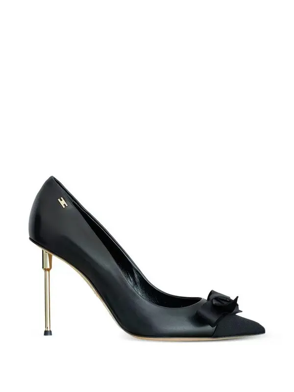 Elisabetta Franchi Bow-detail Pumps - Black