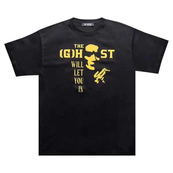 Raf Simons Ghost Print Relaxed Fit T-shirt - Black