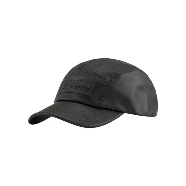 Supreme Gore-tex Leather Camp Cap - Black