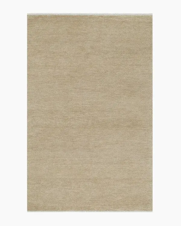 Quince Lee Hand-knotted Wool Rug - Oat