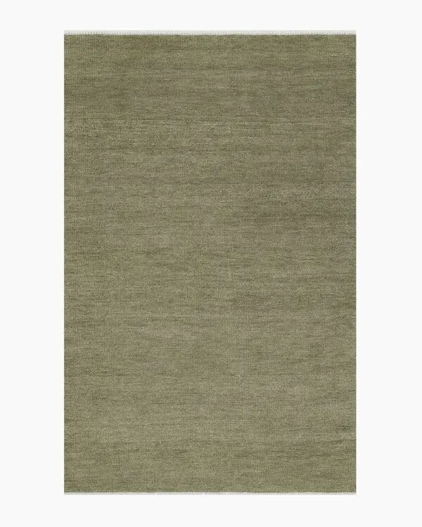 Quince Lee Hand-knotted Wool Rug - Sage