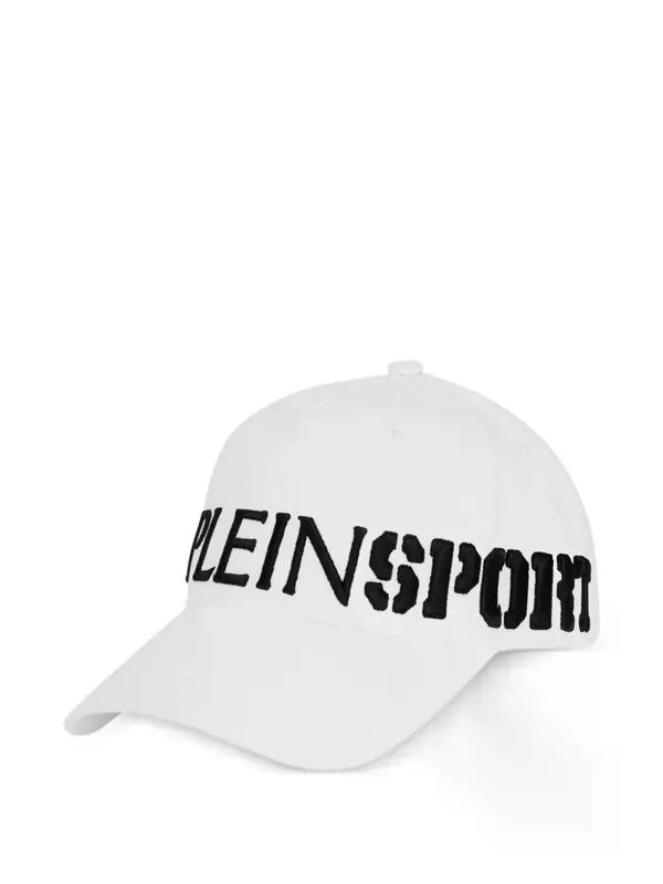 PLEIN SPORT Logo-embroidery Baseball Cap - White