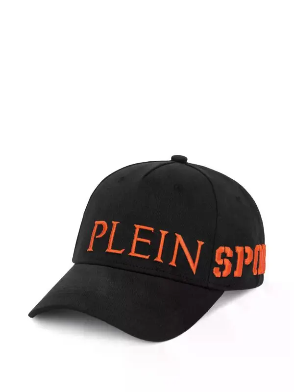 PLEIN SPORT Embroidered Logo Baseball Cap - Black