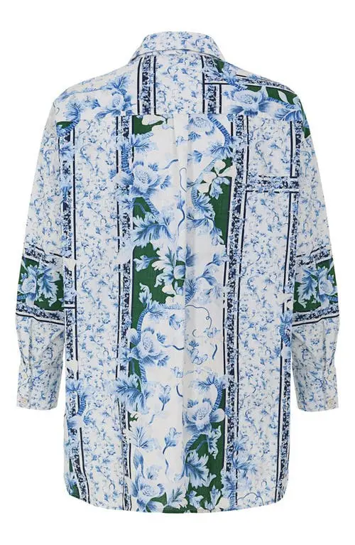 Agua Bendita Anastasia Ivy Long Sleeve Button-up Shirt