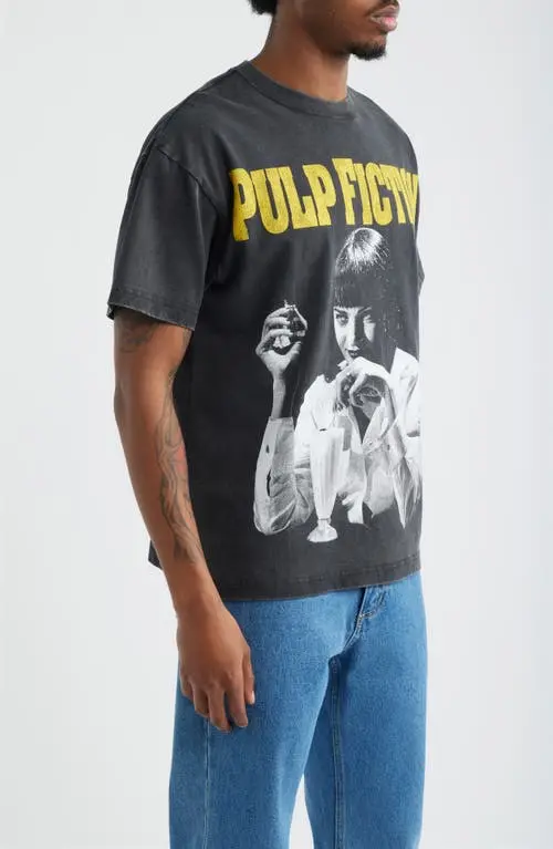 ID SUPPLY CO Pulp Fiction Milkshake Graphic Cotton T-shirt