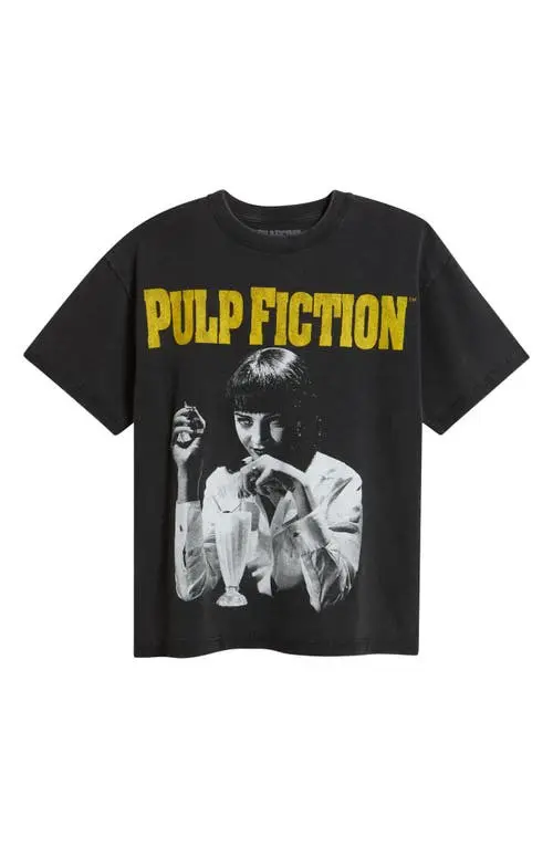 ID SUPPLY CO Pulp Fiction Milkshake Graphic Cotton T-shirt